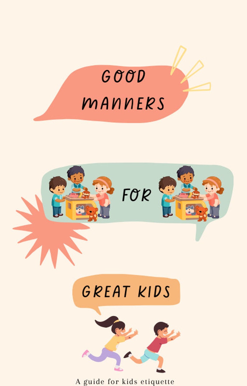 Good Manners for Great Kids - Etsy