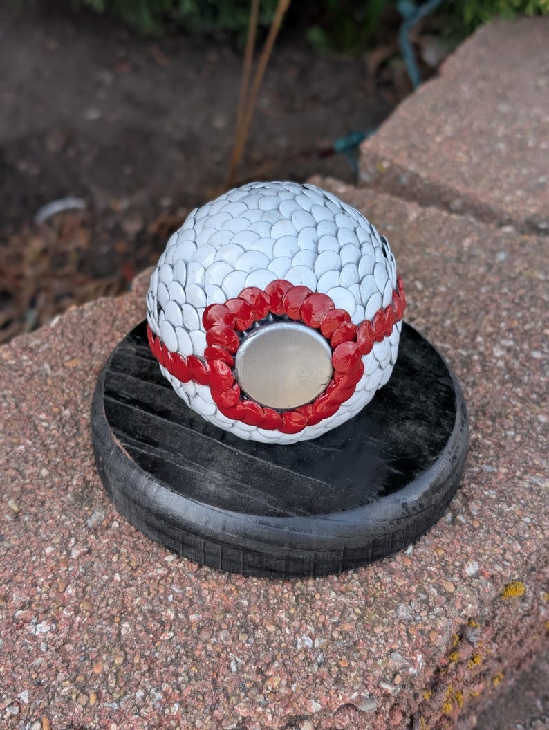 Regular Dragon-scale Poke-ball With Stand - Etsy