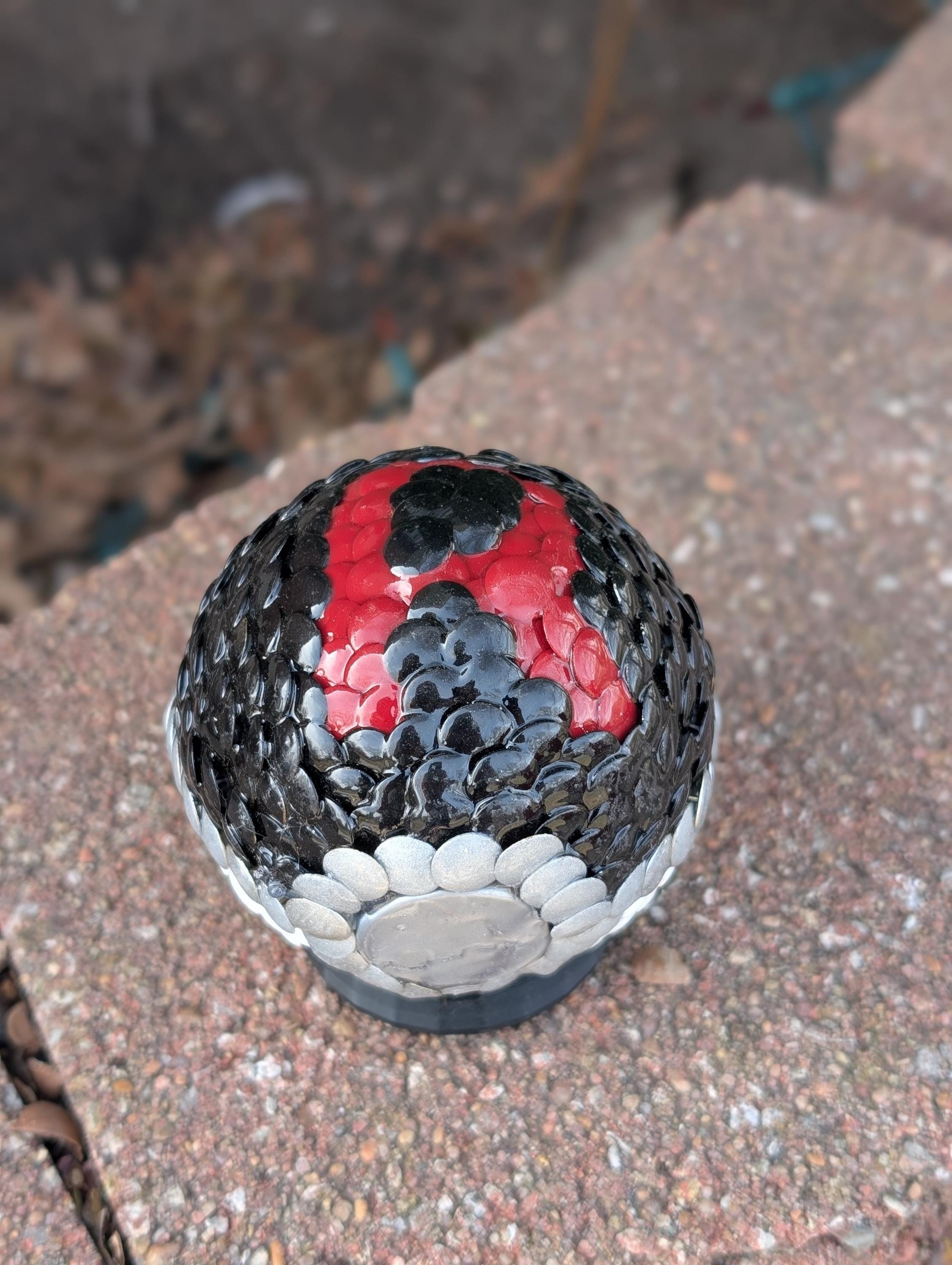 Regular Dragon-scale Poke-ball With Stand - Etsy