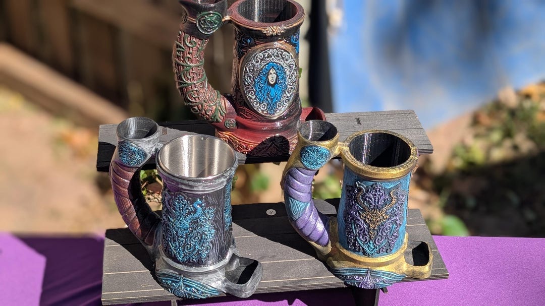 Goddess or Goat Dice Tower - Etsy
