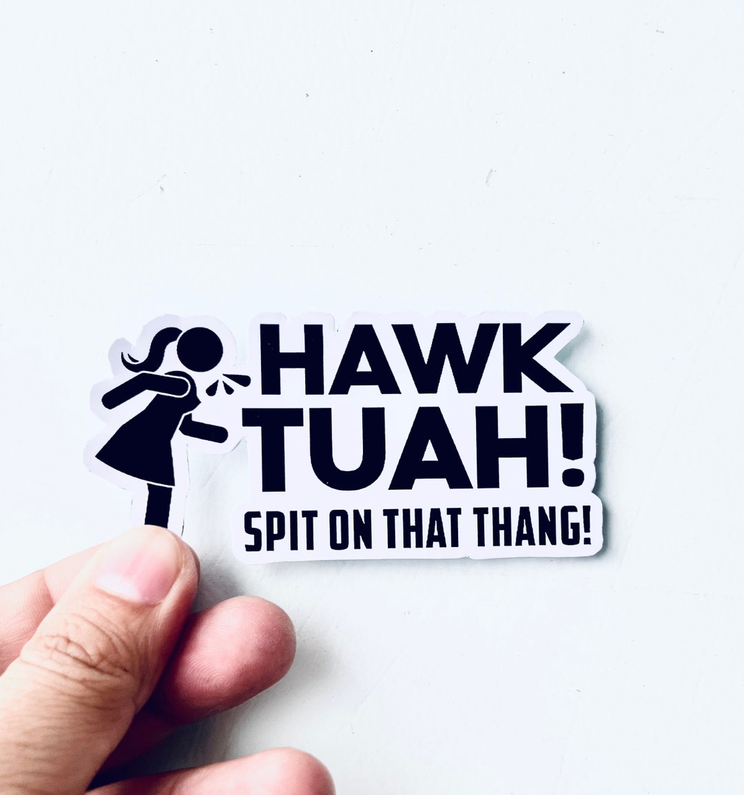 HAWK TUAH 2024 Sticker Spit on That Thang, Truck Sticker, Viral Hawk ...