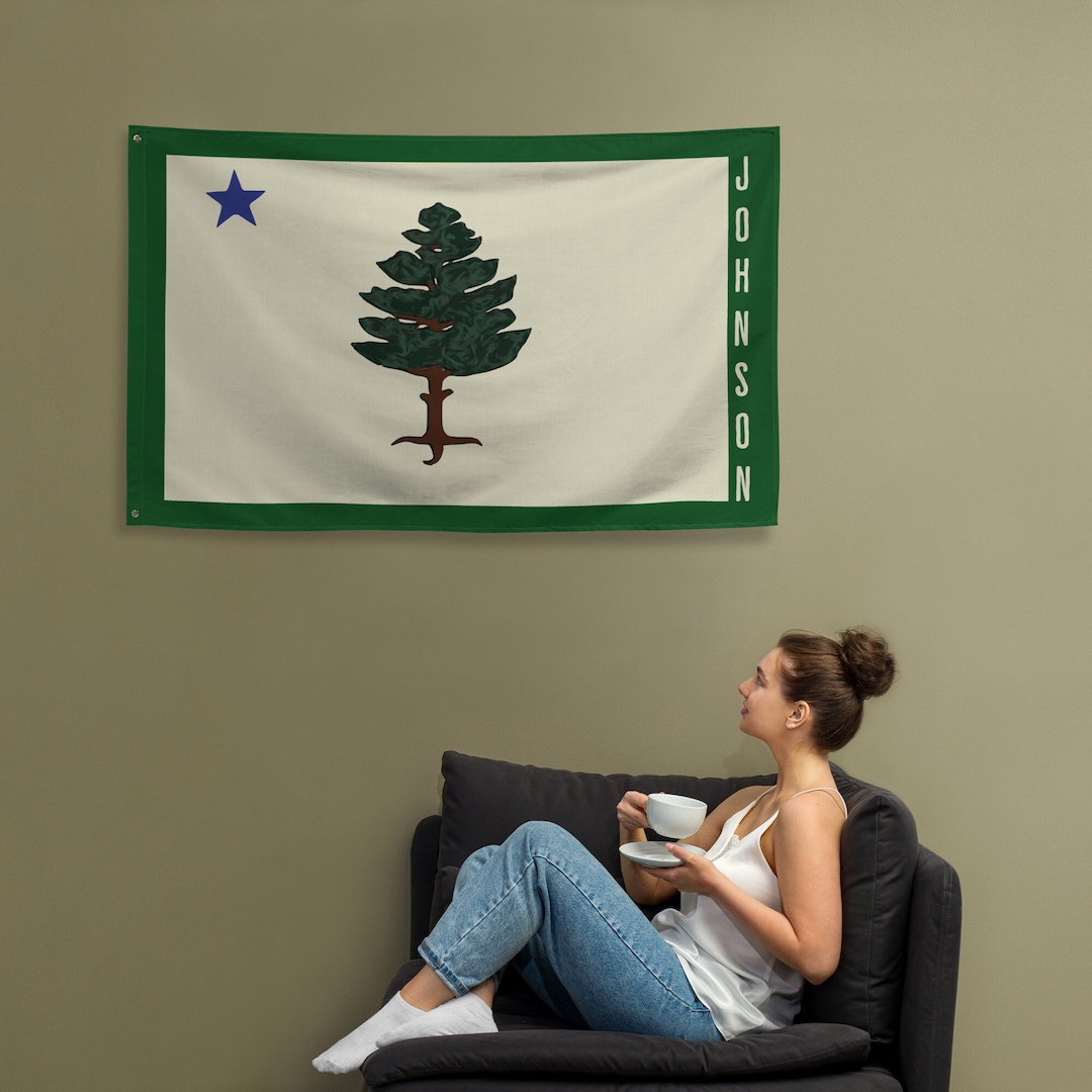 Maine Historic Pine Tree Flag Personalized Custom Banner for - Etsy