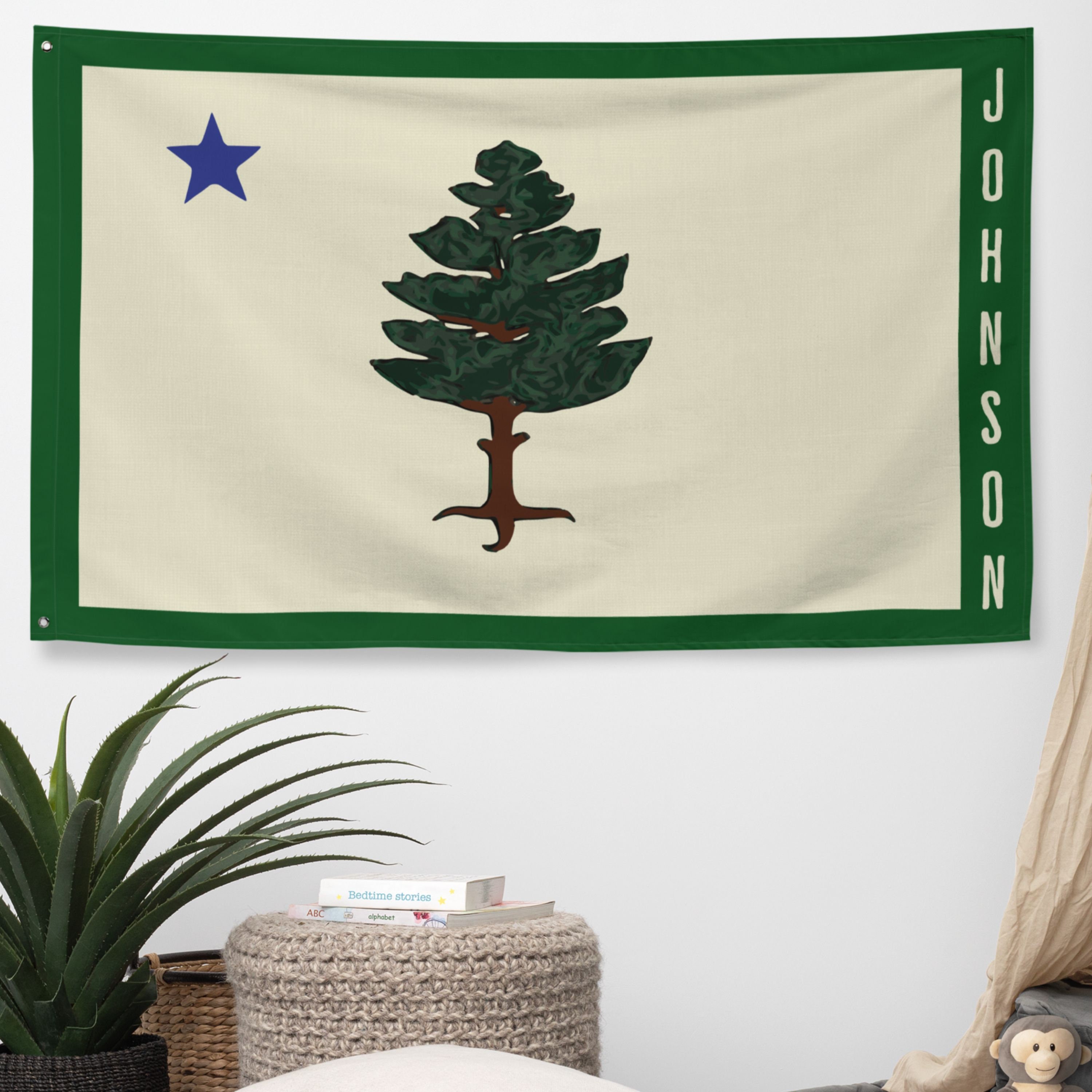 Maine Historic Pine Tree Flag Personalized Custom Banner for ...