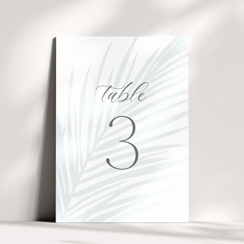 Beach Table Numbers - Etsy