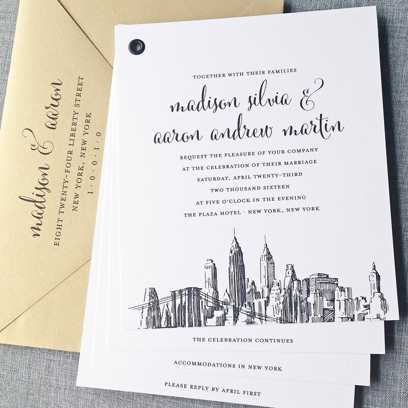 Booklet Invitation - Etsy