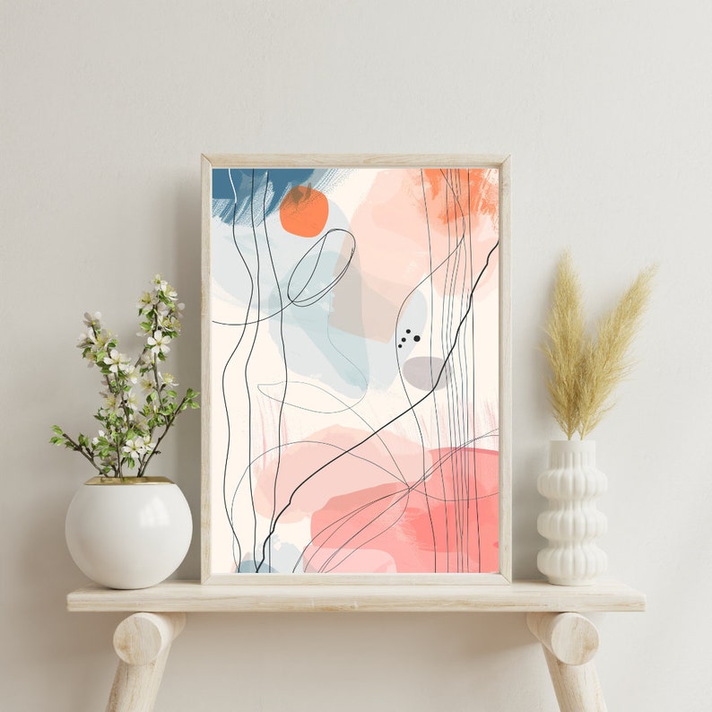 Modern Printable Art: Digital Prints Wall Decor,abstract Digital Art ...