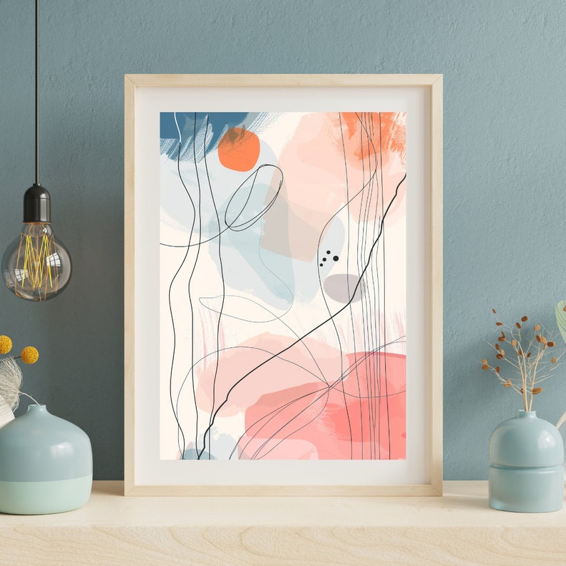 Modern Printable Art: Digital Prints Wall Decor,abstract Digital Art ...