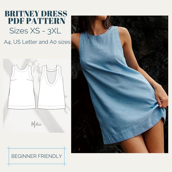 Mini Dress Patterns - Etsy