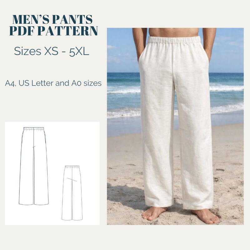 Mens Barrel Pants - Etsy