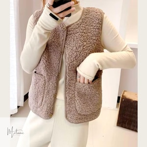 Teddy Vest Sewing Pattern: Woman Sleeveless Coat (XS-XXXL) (digital ...