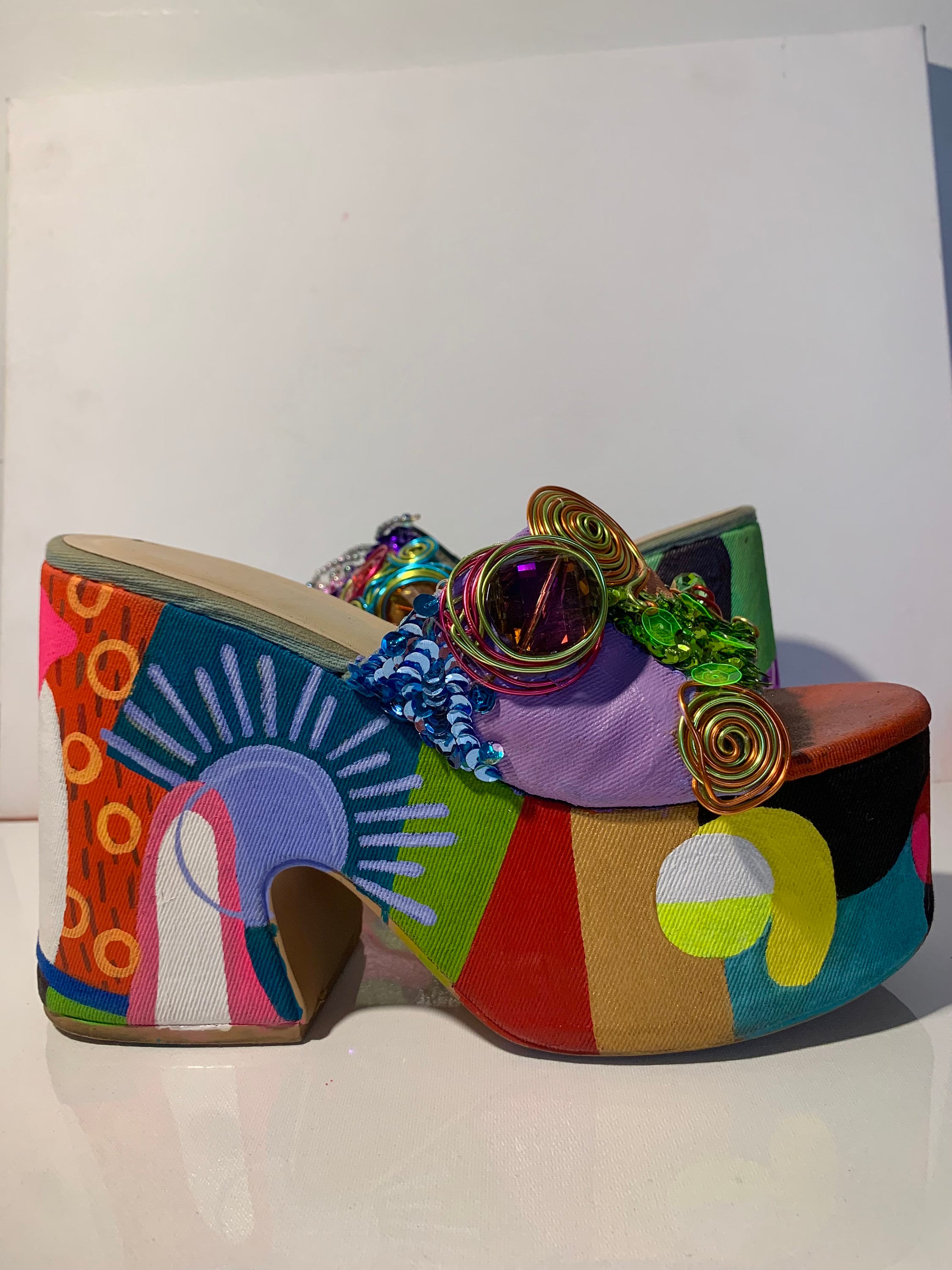 Lemon Pepper Steppers — Multicolor (play Day) Platforms - Etsy