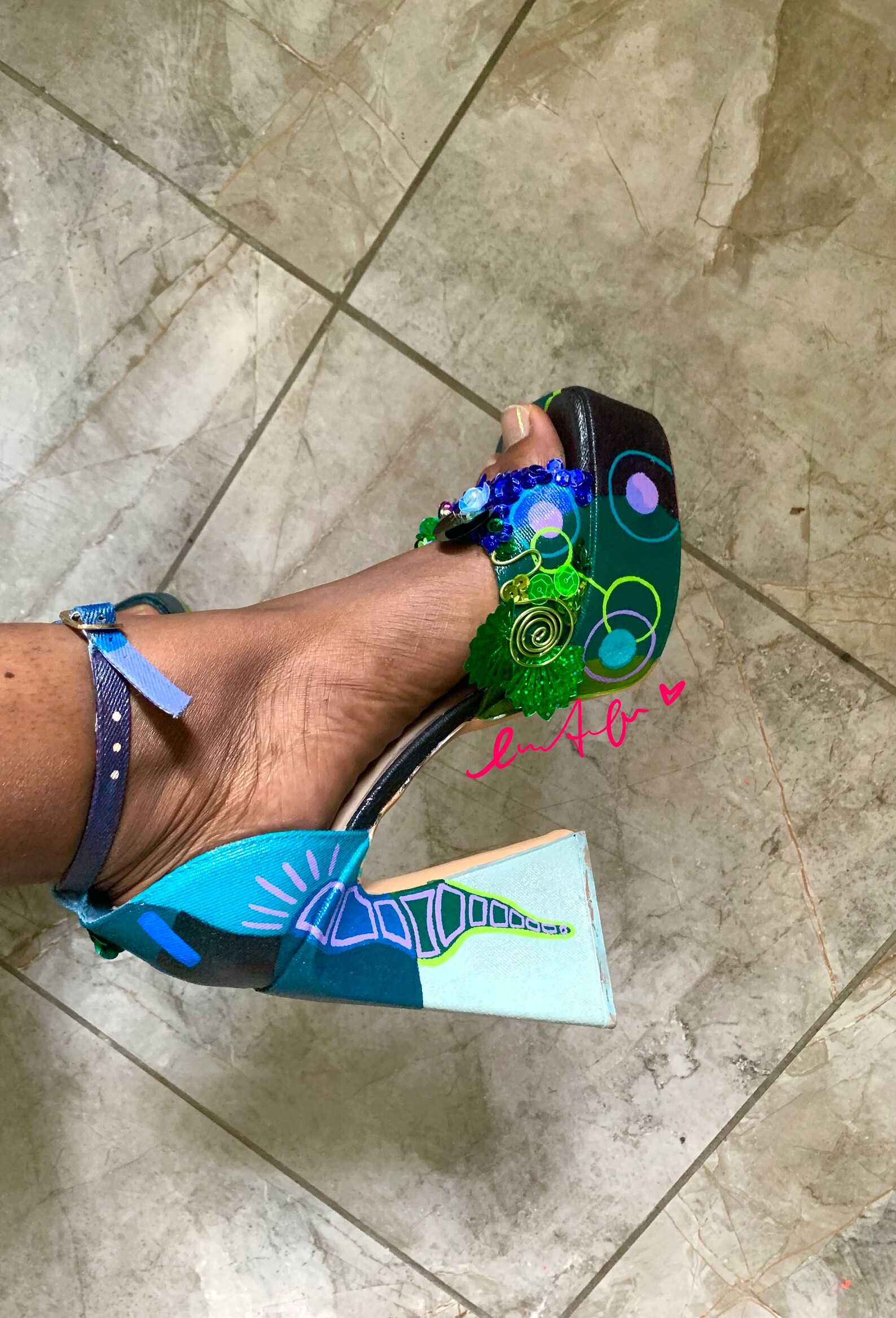 Lemon Pepper Steppers — “it’s THAT Deep” Multicolor ULTRA High Heels - Etsy