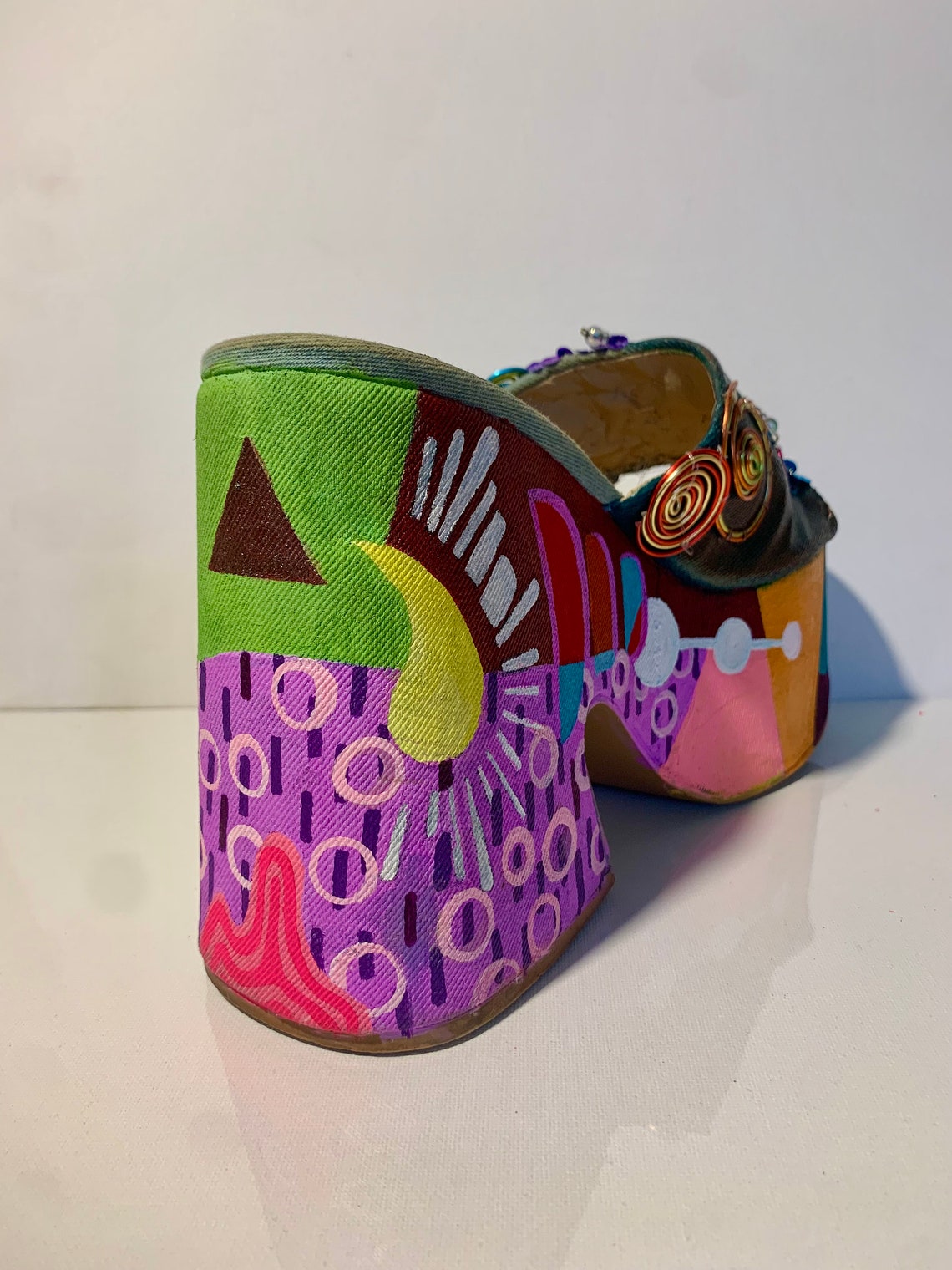 Lemon Pepper Steppers — Multicolor (play Day) Platforms - Etsy