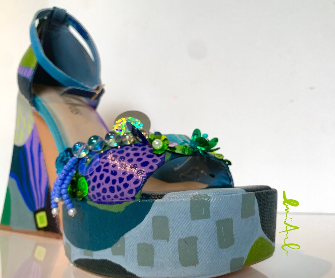 Lemon Pepper Steppers — “it’s THAT Deep” Multicolor ULTRA High Heels - Etsy