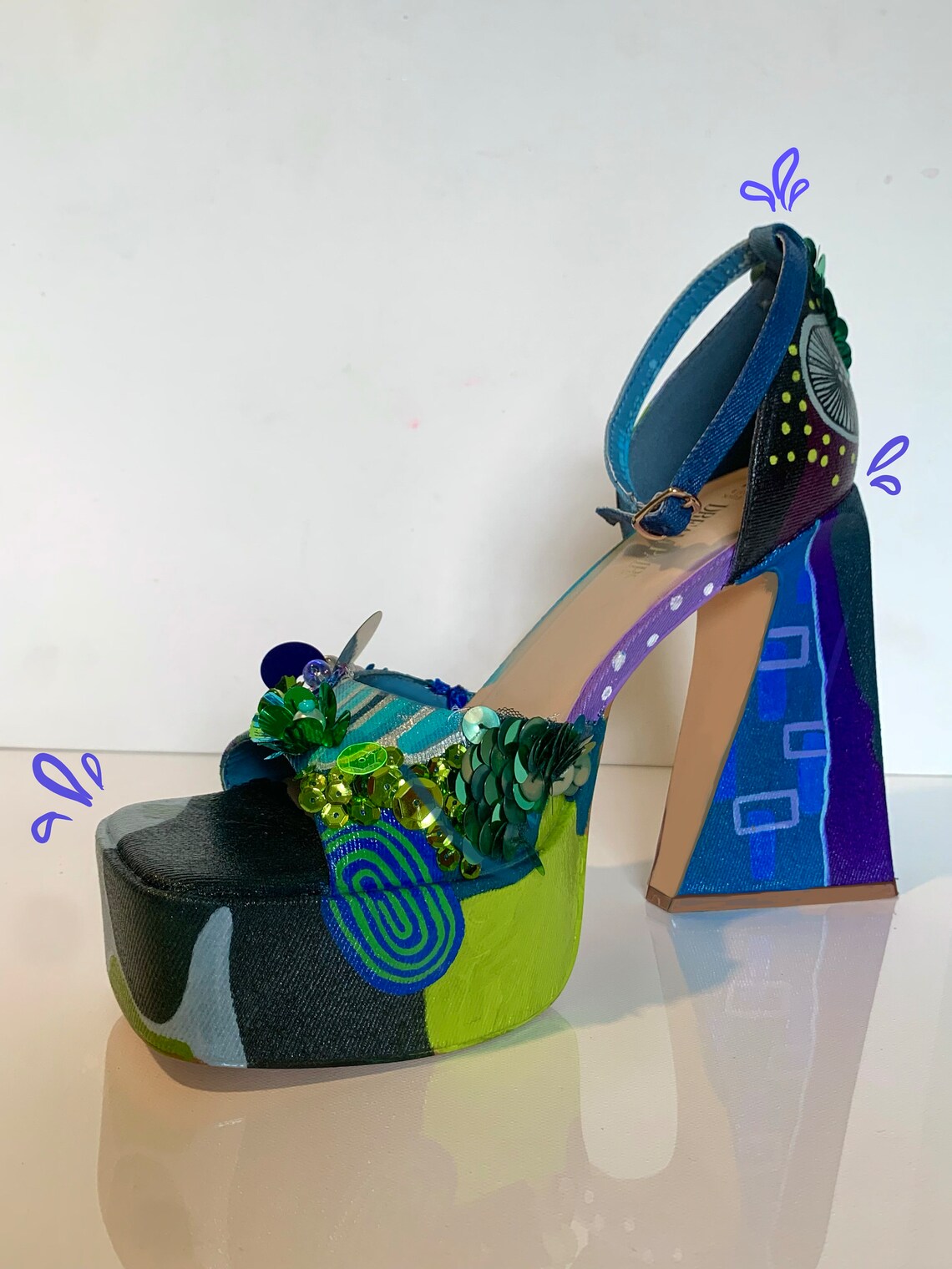 Lemon Pepper Steppers — “it’s THAT Deep” Multicolor ULTRA High Heels - Etsy