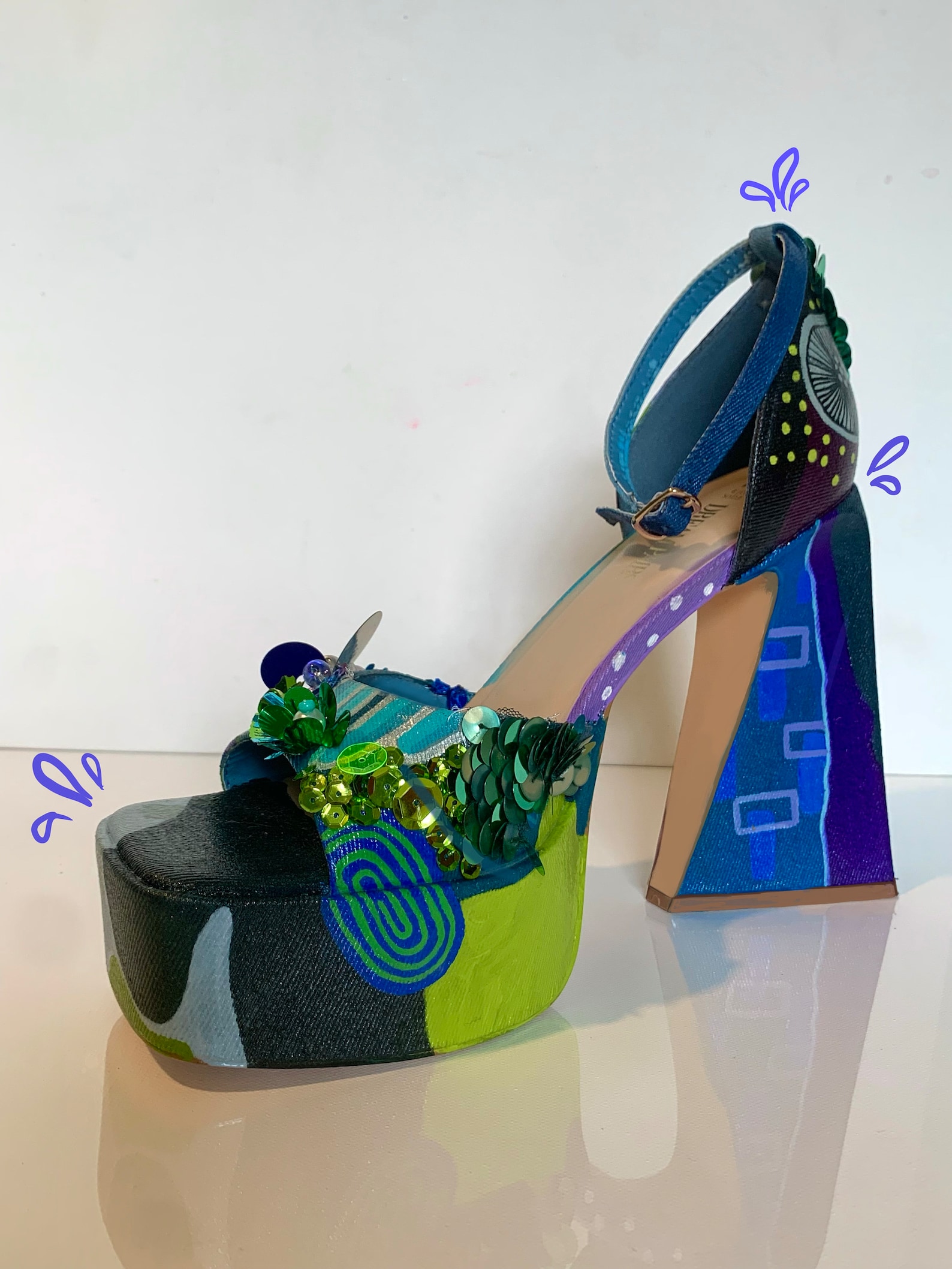Lemon Pepper Steppers — “it’s THAT Deep” Multicolor ULTRA High Heels - Etsy