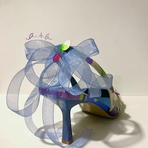 Lemon Pepper Steppers — “anything for You” Multicolor Sligback Heels - Etsy