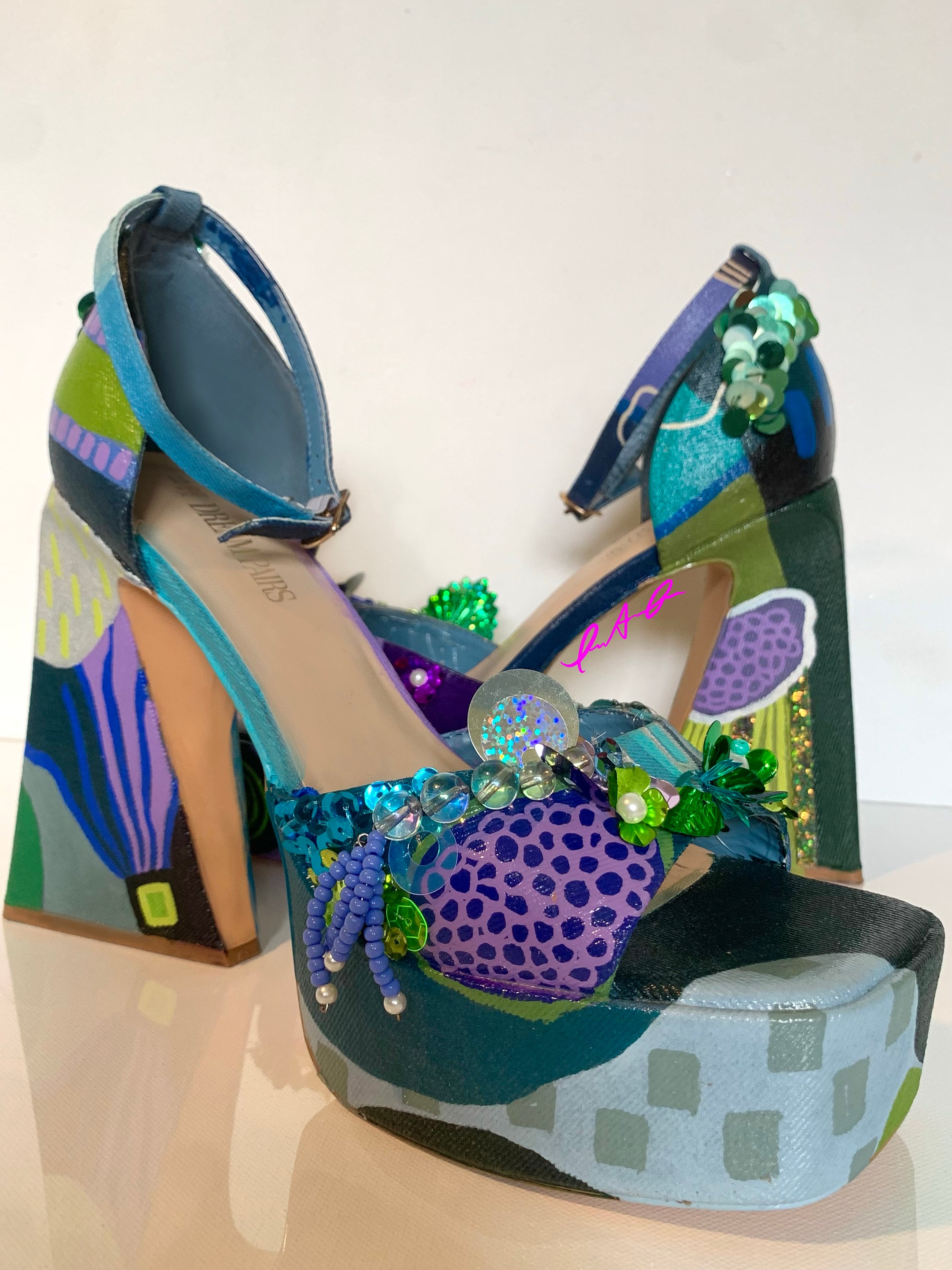 Lemon Pepper Steppers — “it’s THAT Deep” Multicolor ULTRA High Heels - Etsy