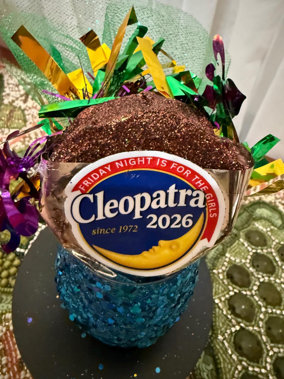 Krewe of Cleopatra 2026 Custom Parade Throw Moonpie Wine Glass - Etsy