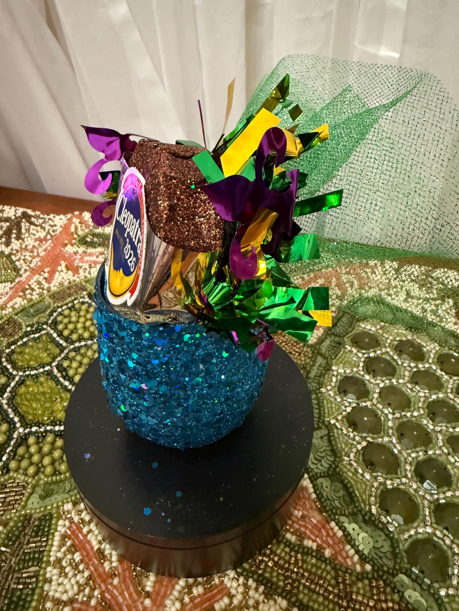 Krewe of Cleopatra 2026 Custom Parade Throw Moonpie Wine Glass - Etsy