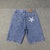 Men's Shorts Men Denim Star Design - Etsy