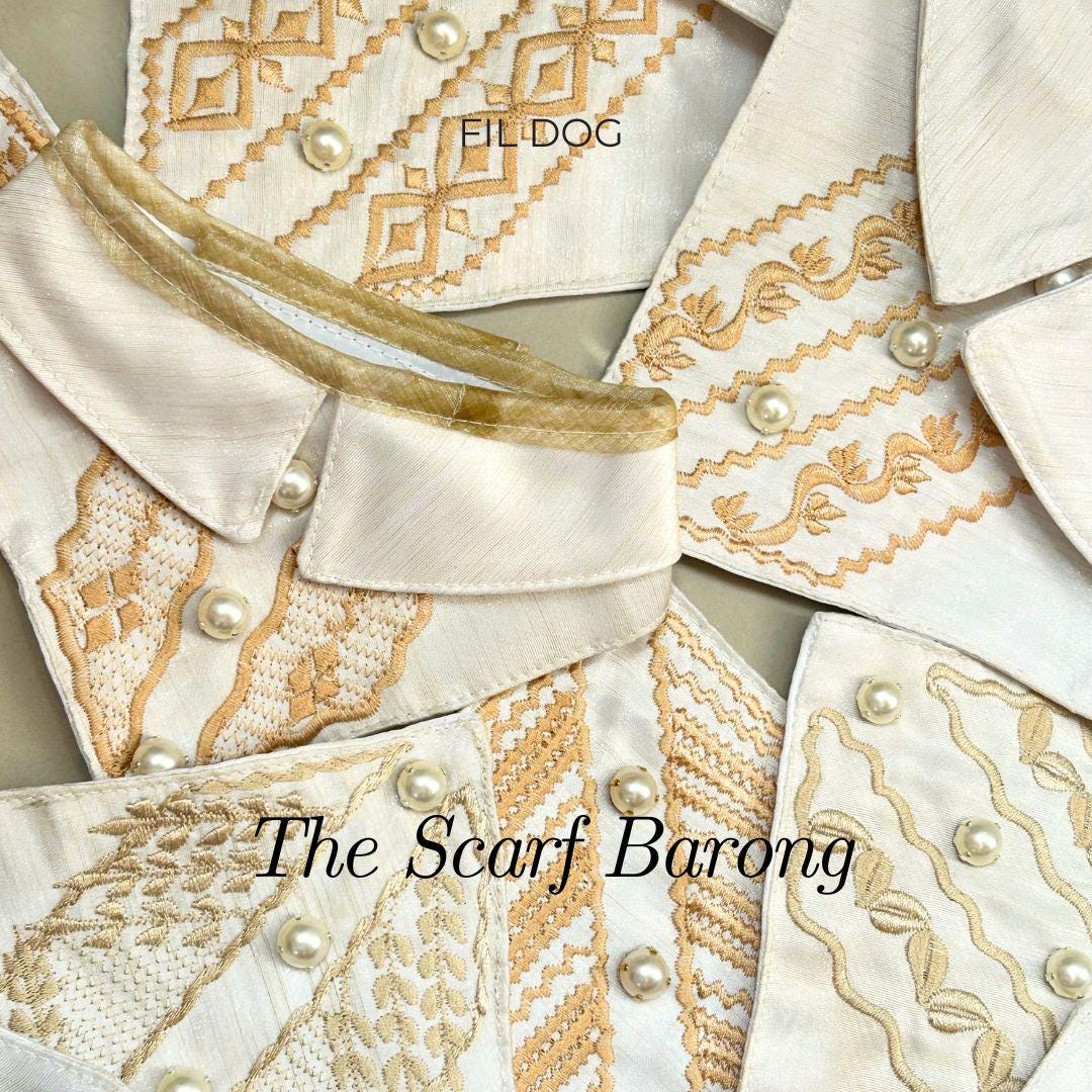 Barong Scarf for Your Pets Locally Made in the Philippines Comes With ...