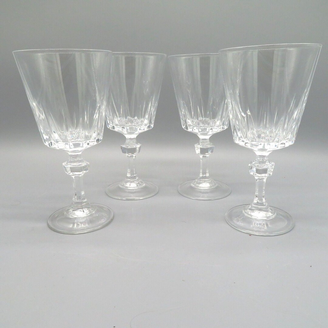 Vintage Princess House Esprit Water Goblets 4 Piece - Etsy