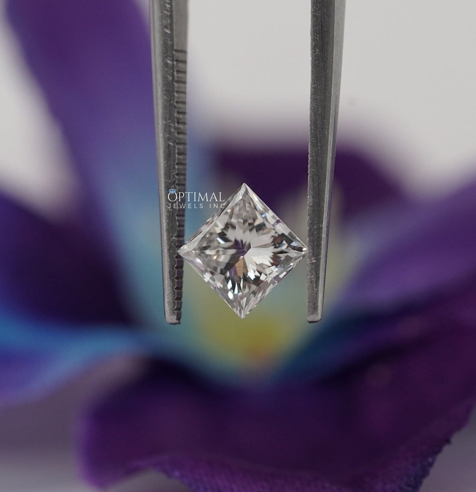 Glamorous Princess-cut Lab-grown Diamond Loose Colorless Diamond for ...