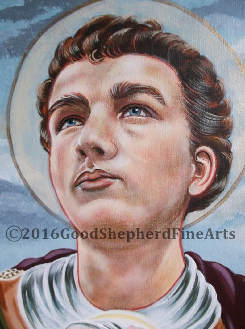 St. Tarcisius Martyr Protector of the Holy Eucharist Original - Etsy