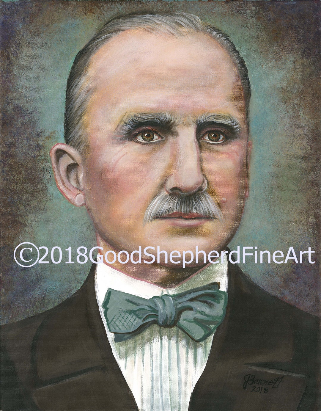 Blessed Luigi Beltrame Quattrocchi 11x14 Signed, OOAK, Original Acrylic ...