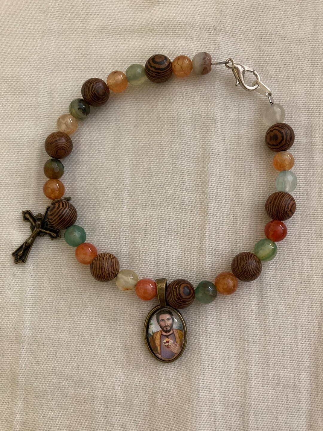 Chaste Heart of Saint Joseph Bracelet - Etsy