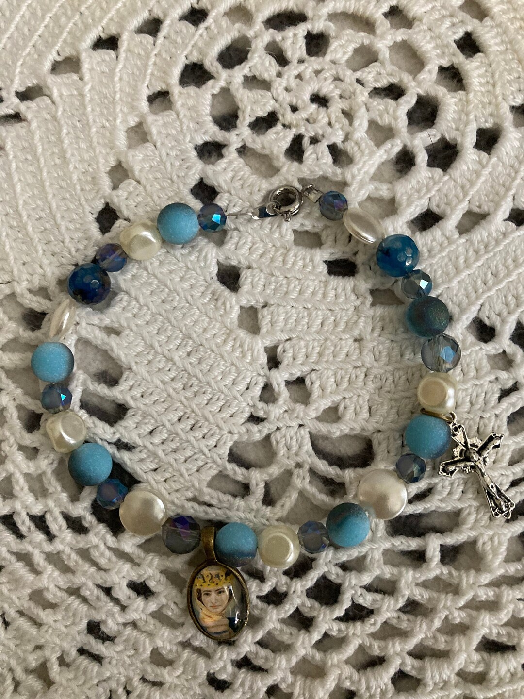 Saint Isabelle of France, Patron of Franciscans, 10mmx14mm Medal Glass ...