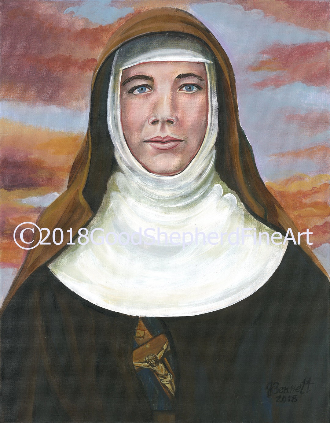 St Mary Mackillop of the Cross, Founder 8"x10" & 11"x14" Prints on ...