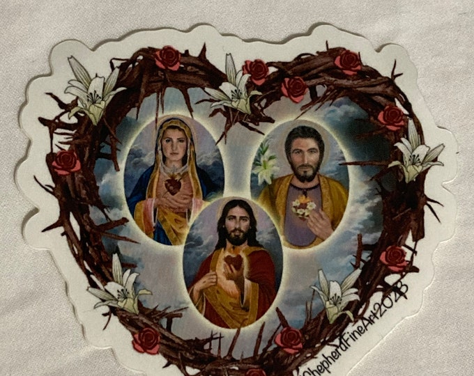 The Most Chaste Heart of Saint Joseph Catholic Bubble-free Sticker - Etsy