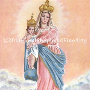 Our Lady of Victory, 8" X 10" & 11"x14" Prints on White Card Stock ...