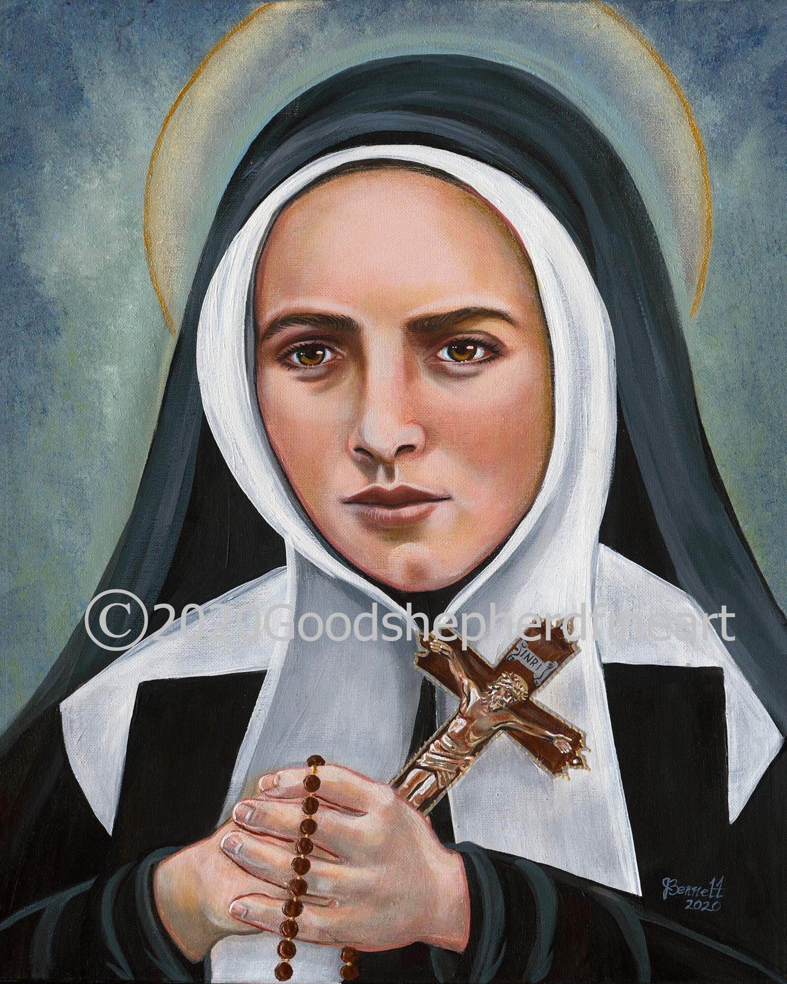 Saint Bernadette of Lourdes B Religious 8x10 & - Etsy
