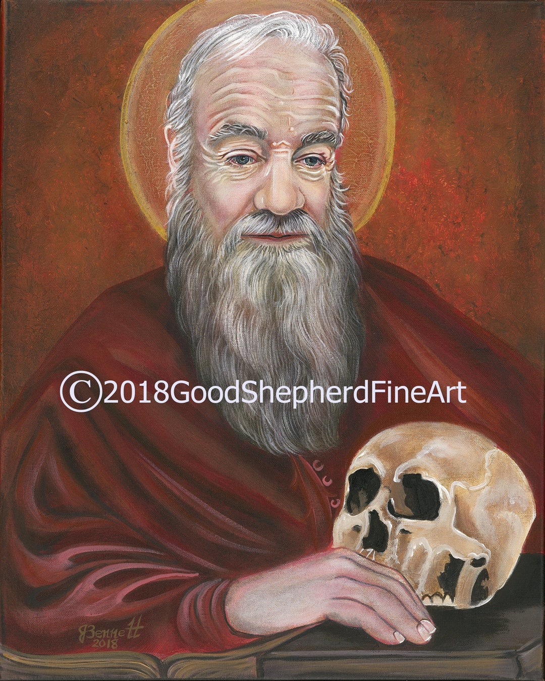St. Jerome, Hermit and Doctor of the Church, Priest, Confessor 16"x20 ...