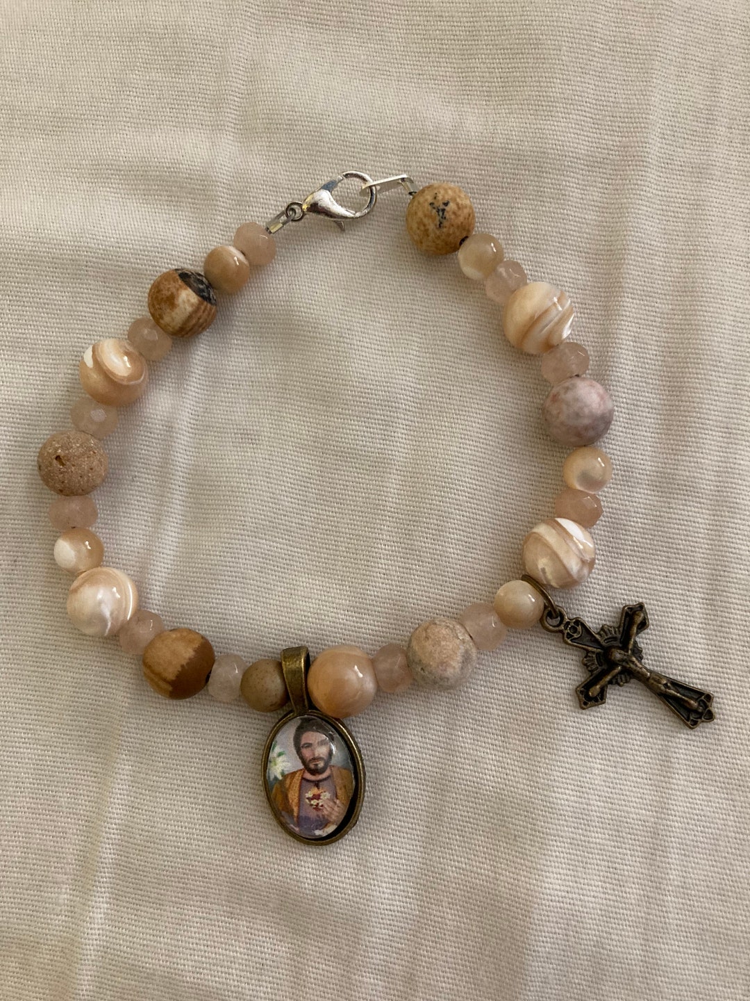 Chaste Heart of Saint Joseph Bracelet - Etsy