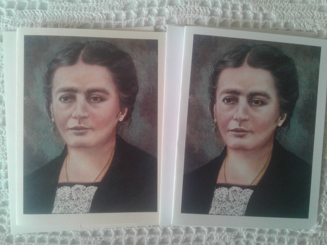 Bl Maria Beltrame Stationery Note Cards-white & Ivory Card - Etsy