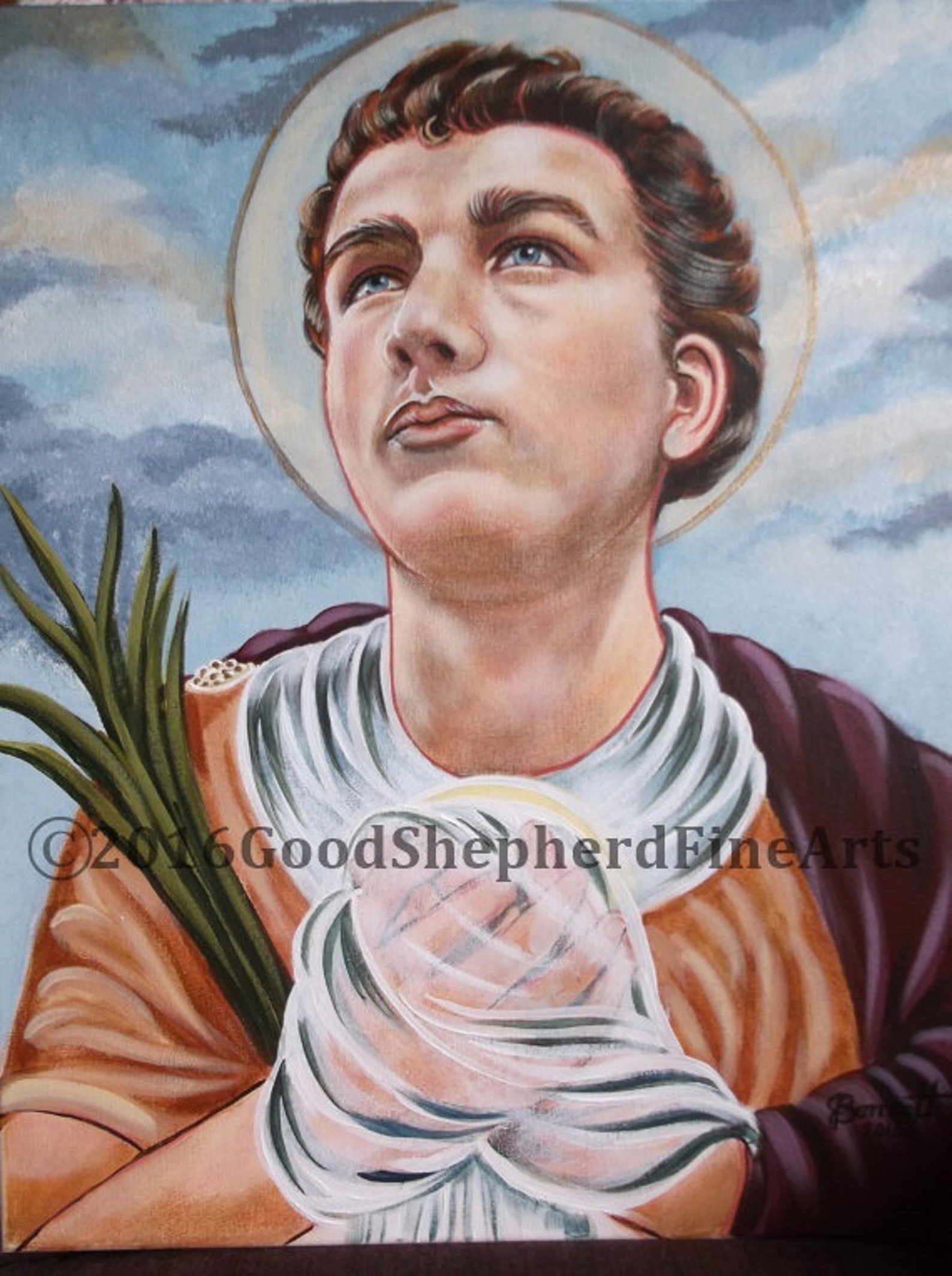 St. Tarcisius Martyr Protector of the Holy Eucharist Original - Etsy