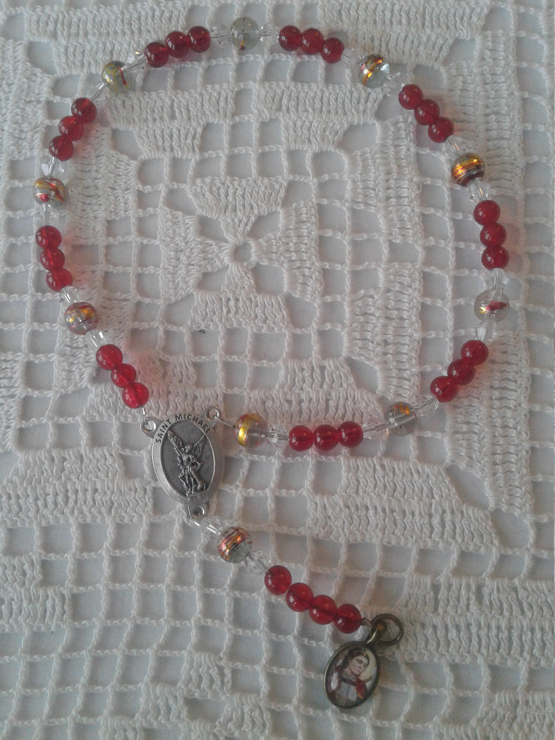 Saint Michael the Archangel Chaplet, Rosary of the Angels, Chaplet of ...