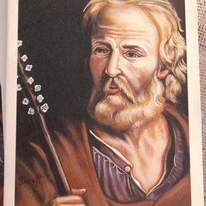 Saint Joseph Foster Father of Jesus Stationery Cards With | Etsy