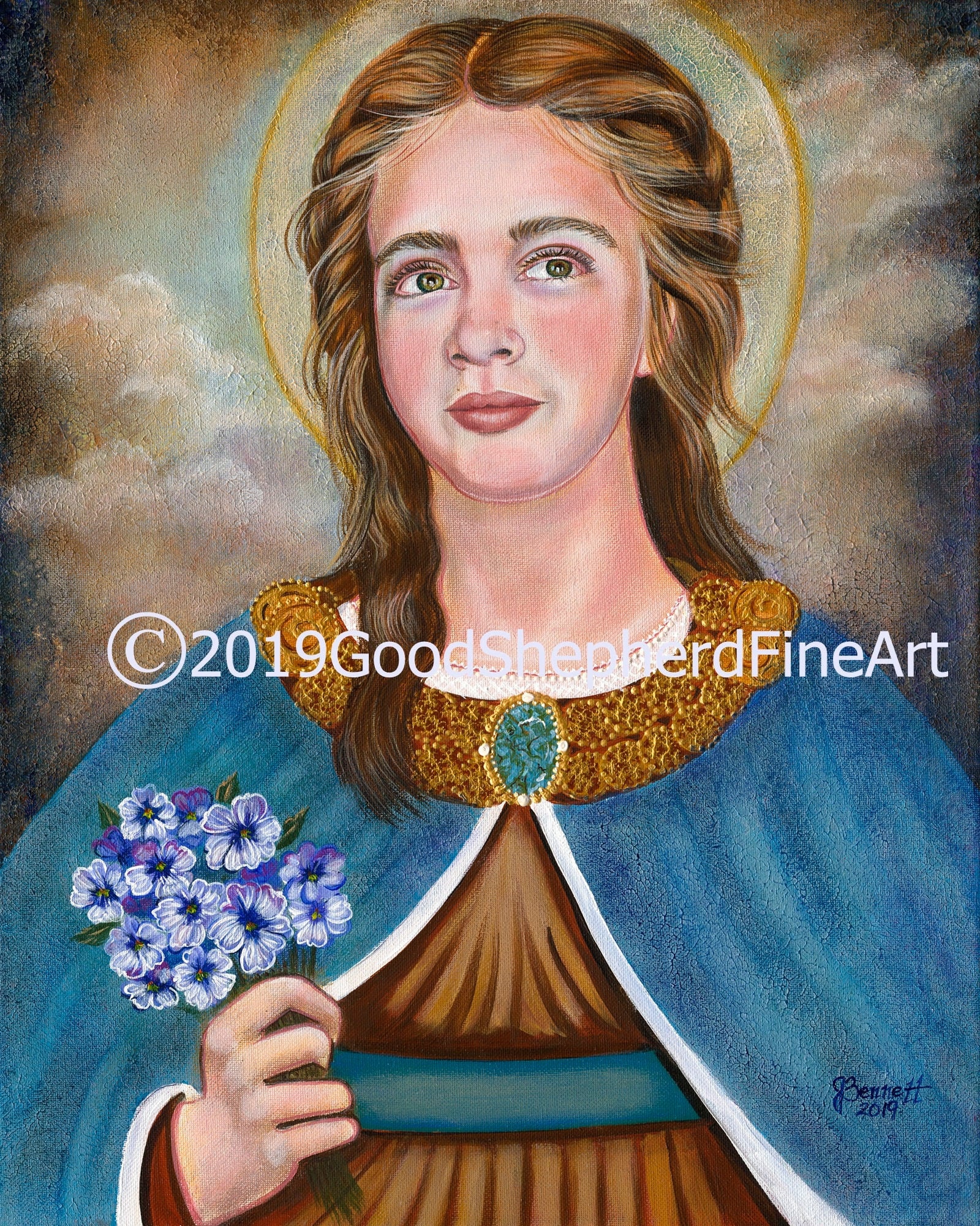 Saint Serafina or Fina Virgin Patron Saint of Spinning - Etsy.de