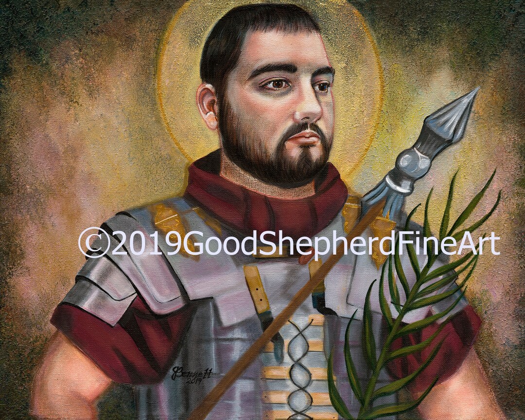 Saint Acacuis or Agathius, Martyr, Holy Helper, OOAK, Signed, Original ...