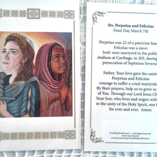 Saint Perpetua - Etsy