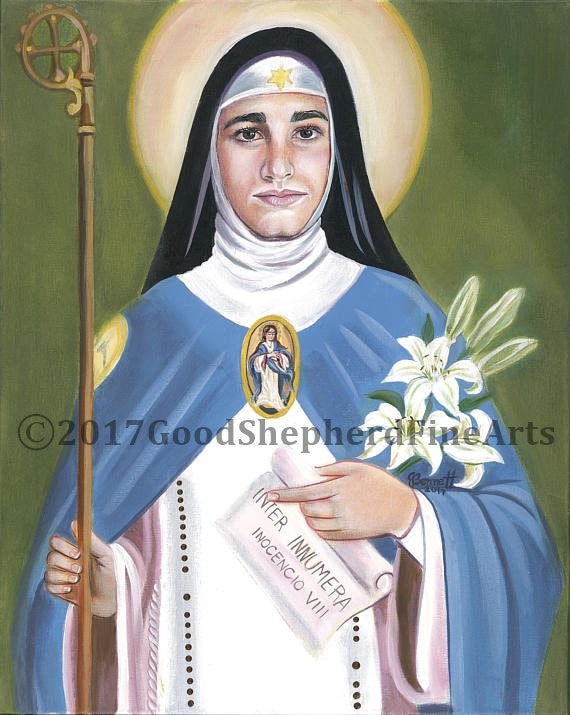 St Beatrice of Silva Nun Mystic Foundress Monastic Order | Etsy