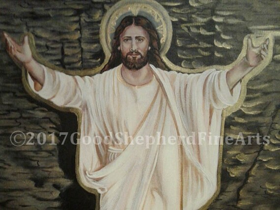 The Resurrection of Jesus Lord and Savior Original 16 X | Etsy