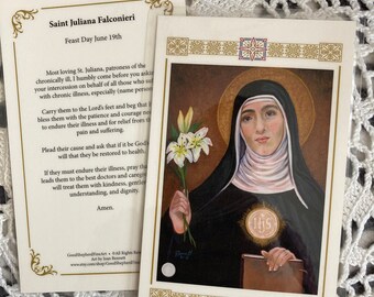 St. Camillus Prayer Card - Etsy