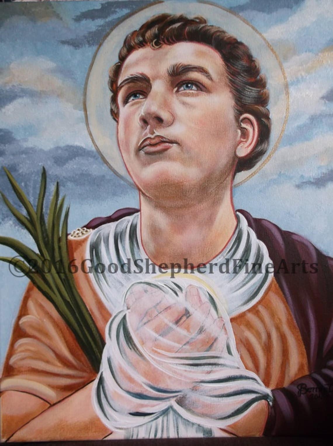 St. Tarcisius Martyr Protector of the Holy Eucharist Original - Etsy