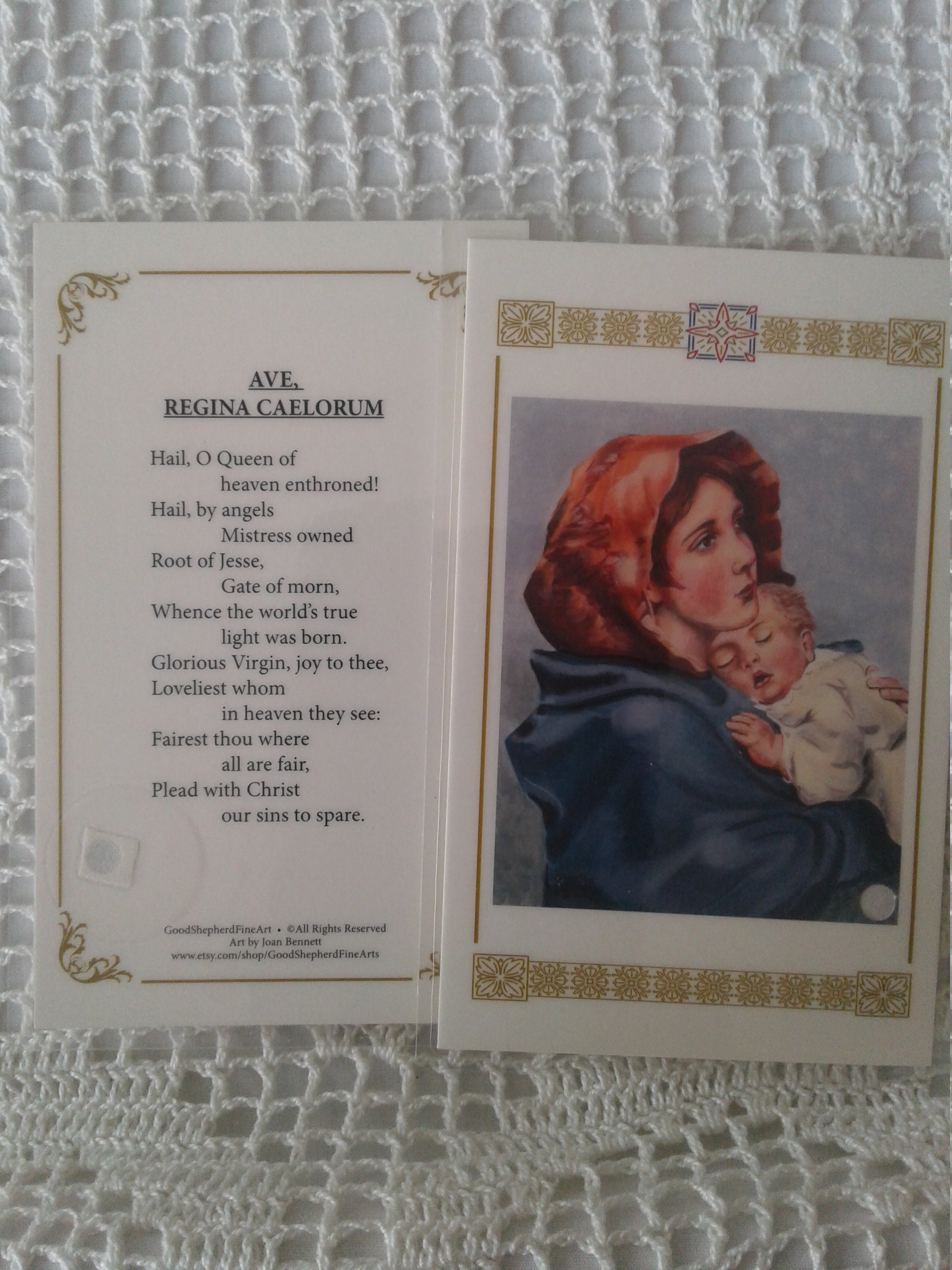 Madonna of the Streets 3.5x5.5 Laminated - Etsy